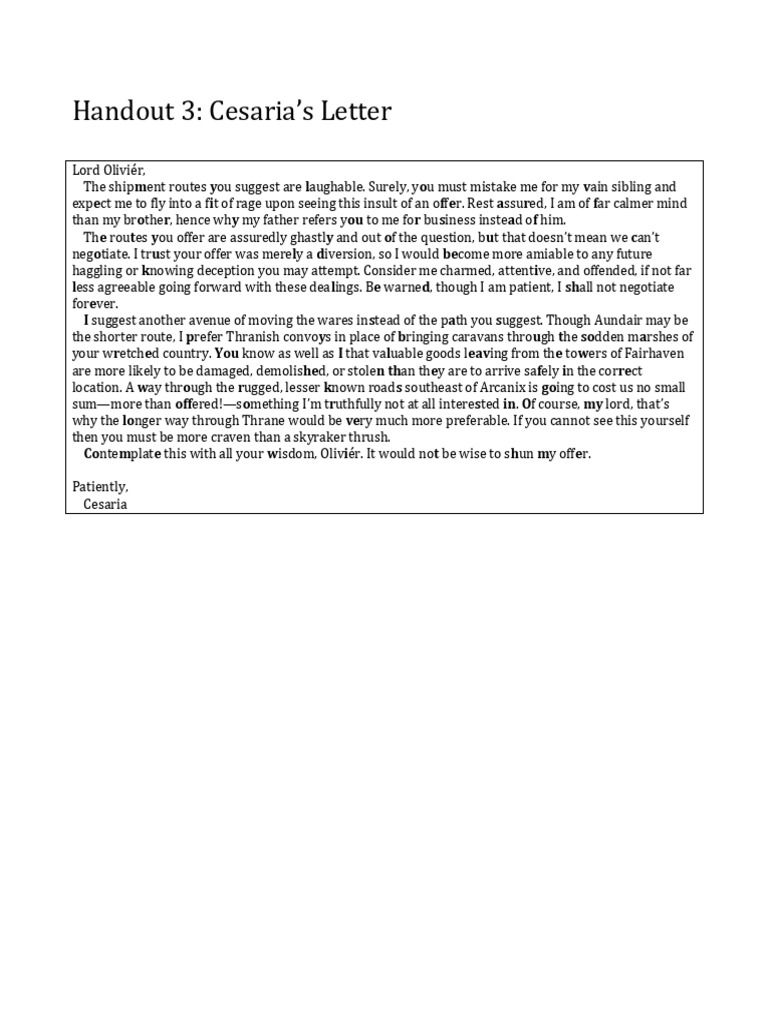 925821-EB06 Plain Text Letter Handouts | PDF | Law | Poetry