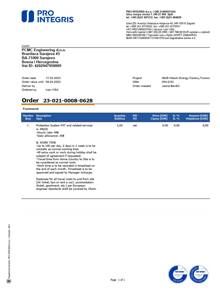 Framework Order - 23-021-000008-0628 | PDF | Business