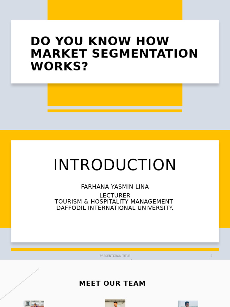 Do You Know How Market Segmentation Works? | PDF | Market Segmentation ...