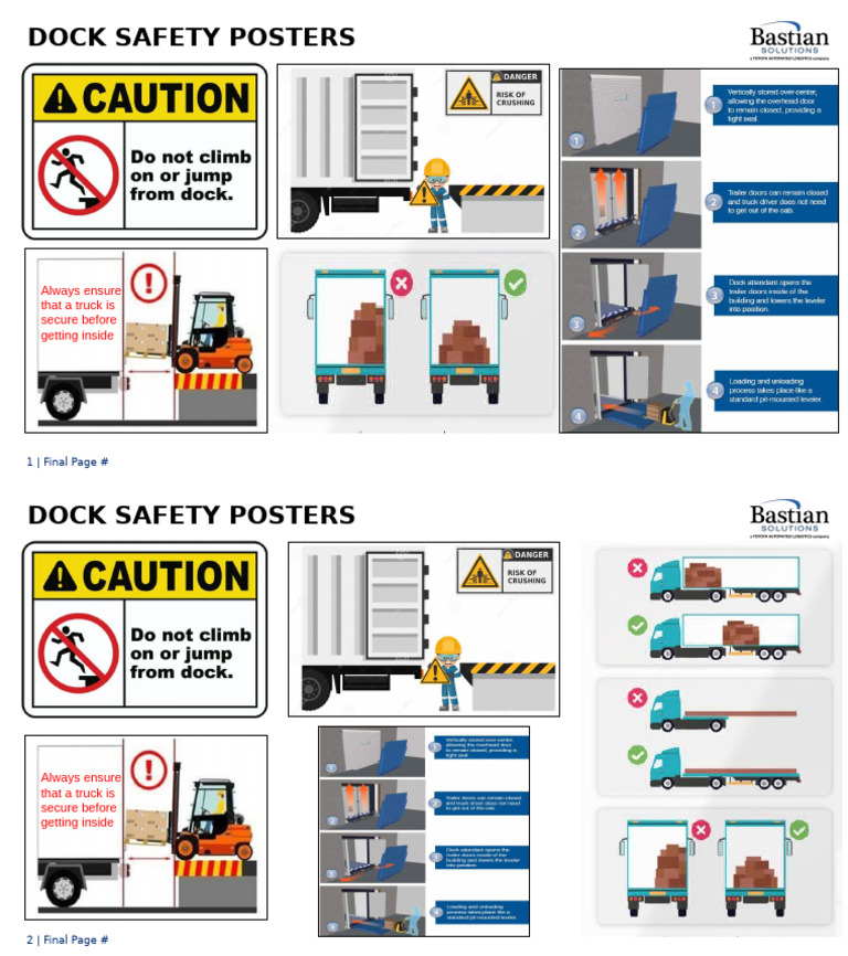 Dock Safety Posters | PDF
