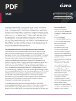 Ciena 5164 Data Sheet | PDF | Networking | Multiprotocol Label Switching