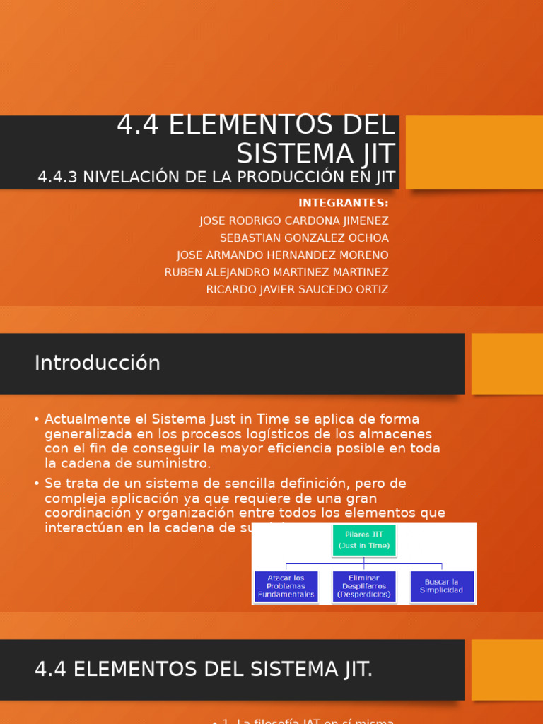 4.4 Elementos Del Sistema Jit-4.4.3 Nivelación de La Producción en Jit | PDF | Lean ...