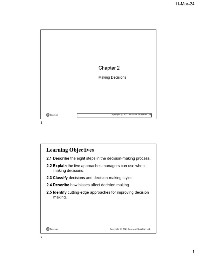 PoM Week4 | PDF | Decision Making | Machine Learning