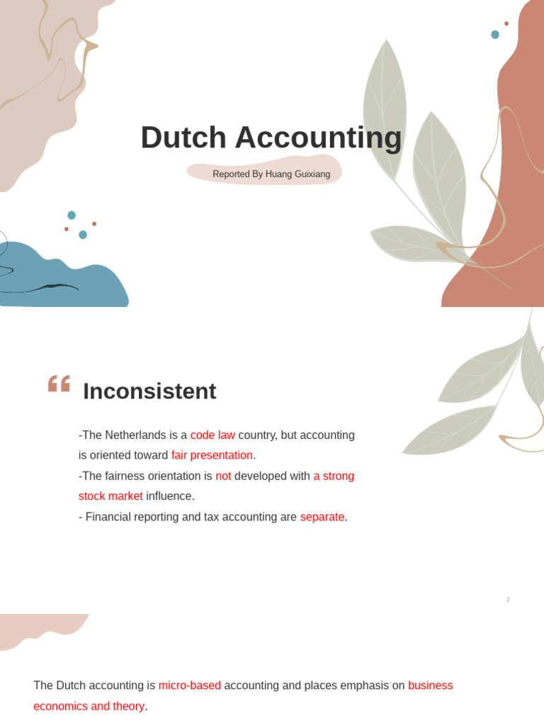 Dutch Accounting-Huang Guixiang | PDF | Accounting | Audit