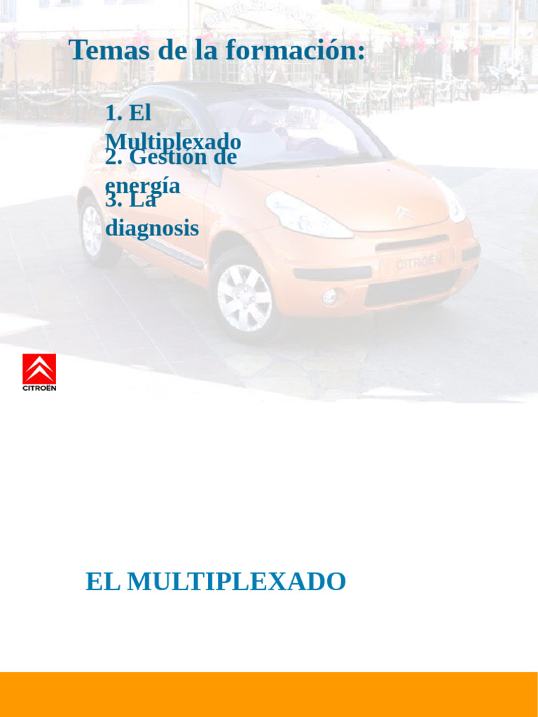 Introducción al Multiplexado y Redes CAN | PDF | Poco | Vehículo de motor