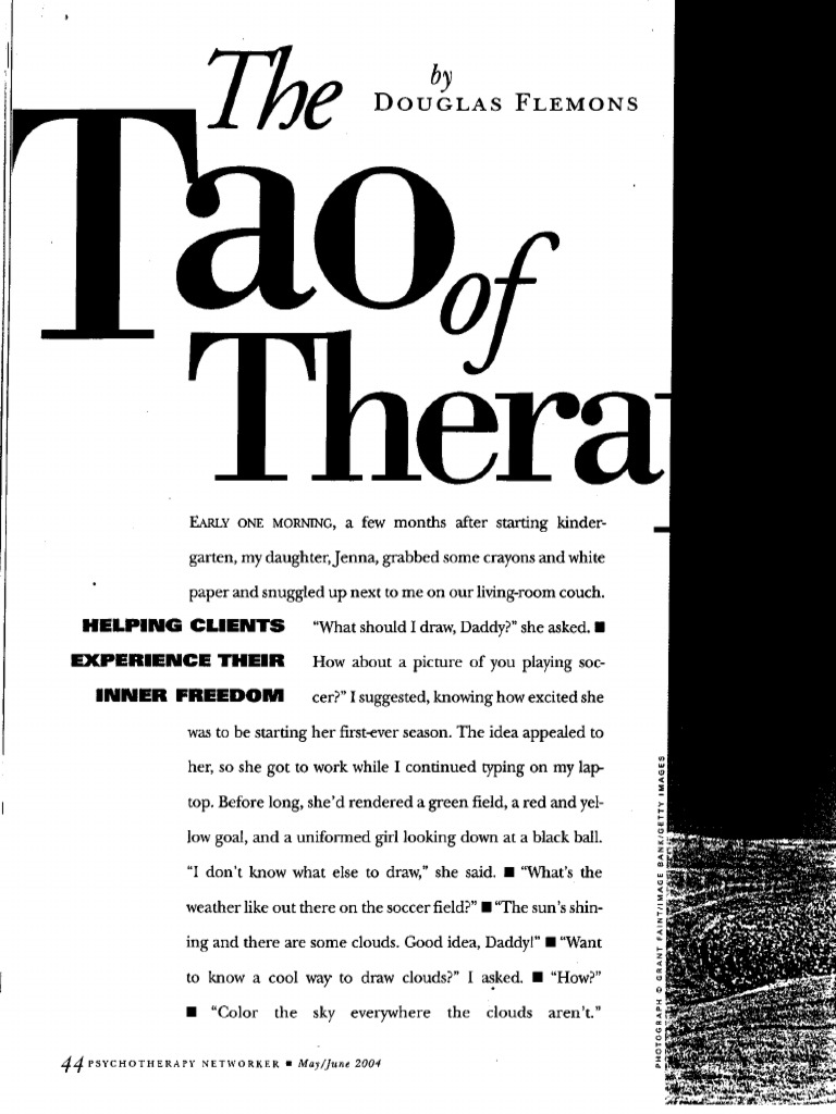 The Tao of Therapy | PDF