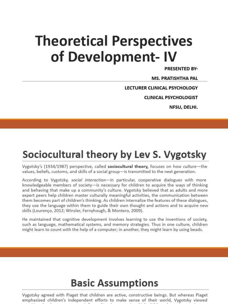 Theoretical Perspectives of Development 4 | PDF | Psychology ...