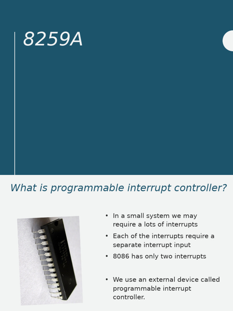 8259A | PDF | Computer Hardware | Digital Electronics