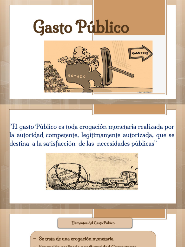 Clasificaci-N de Gasto P-Blico. | PDF | Gastos gubernamentales | Trabajo Social