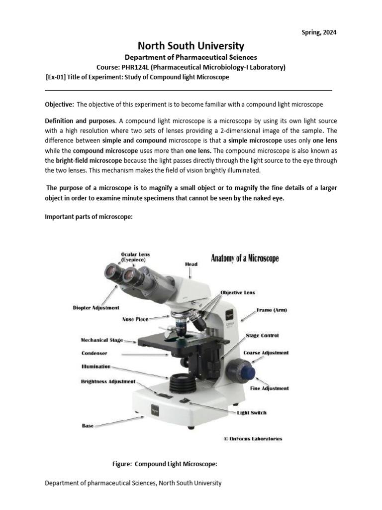 Microscope Ex-1 | PDF | Scientific Techniques | Atomic