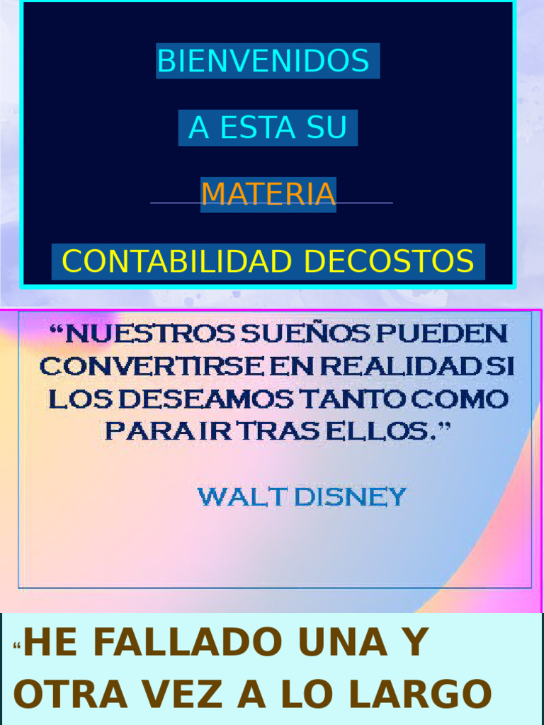 Unidad 1 Contabilidad de Costos | PDF | Costo | Contabilidad de costos
