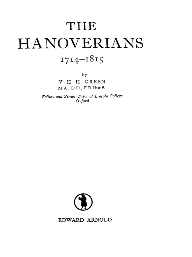The Hanoverians by VHH Green | PDF