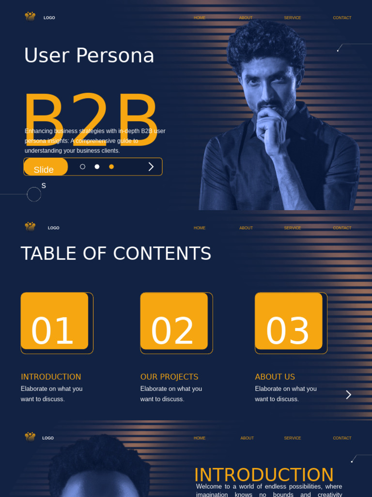 B2B User Persona Slides | PDF | Career & Growth | Business