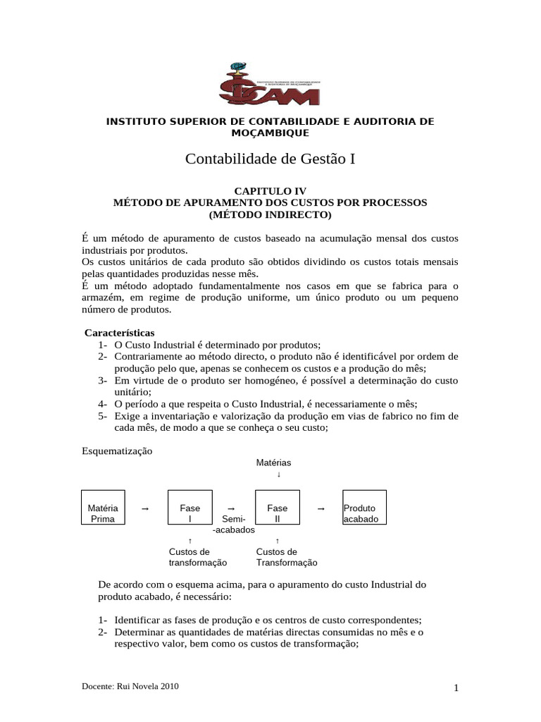 Exercicios Praticos Apuramento de Custos Por Processos | PDF | Despesa ... Exercicios Praticos Apuramento de Custos Por Processos | PDF | Despesa ...