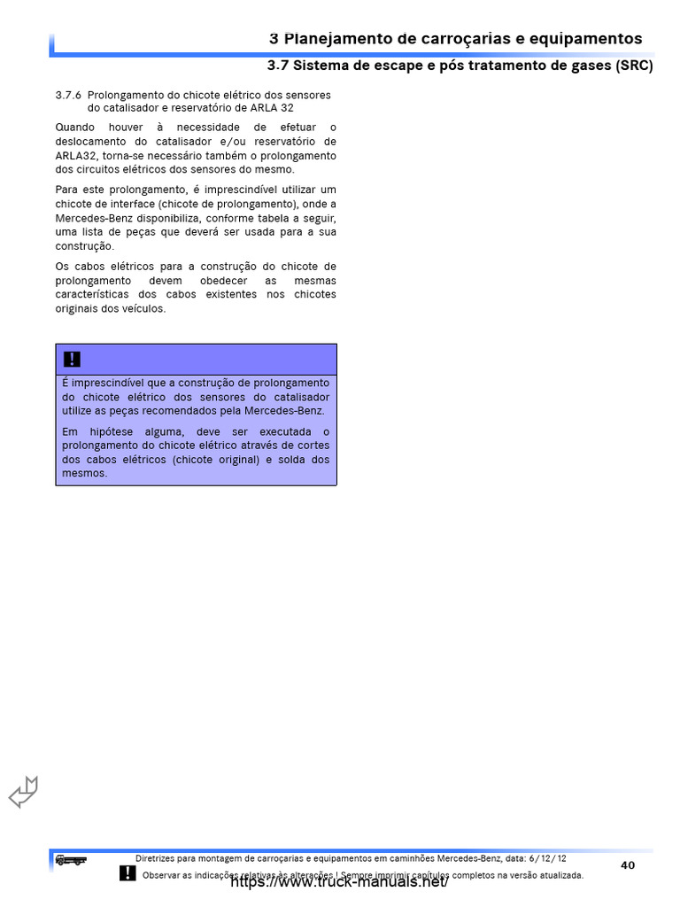 Mercedes Benz Atron Truck Service Manual (041-080) | PDF | Eixo | Freio
