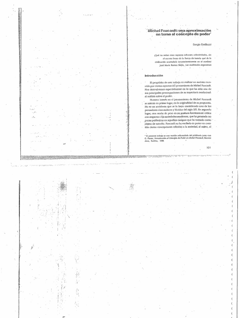 Foucault (UBA) | PDF