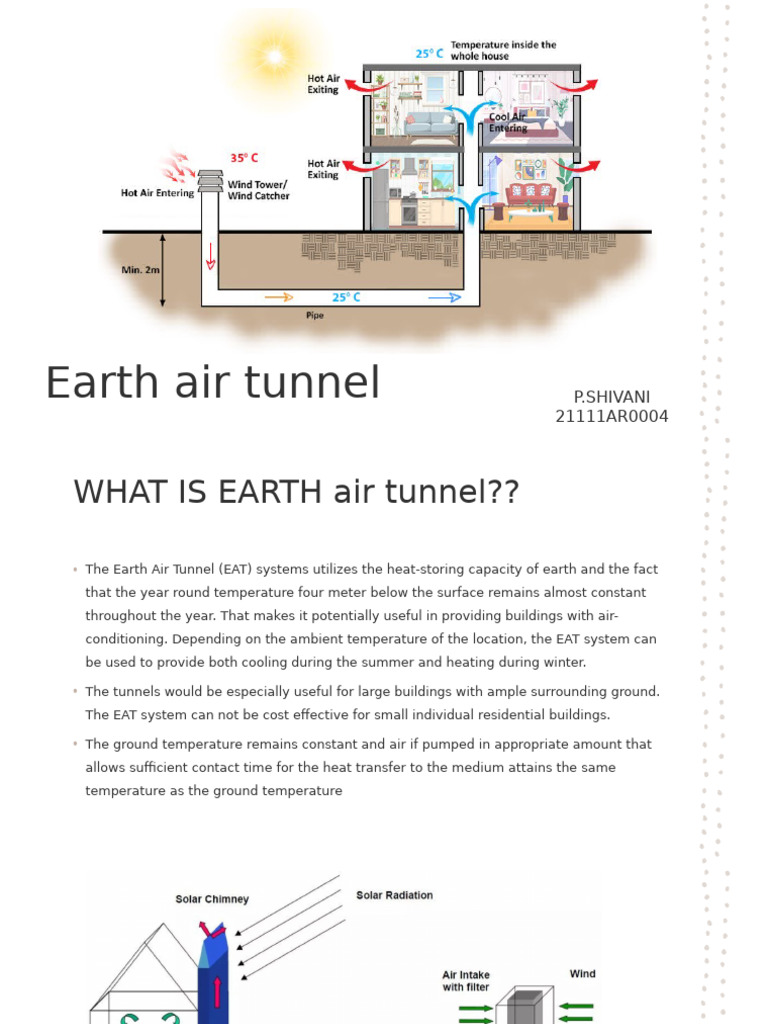 Earth Air Tunnel | PDF | Soil | Earth