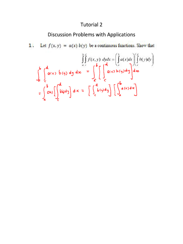 MA1511 Tut 2 (Selected) Solutions | PDF | Métodos y materiales de enseñanza