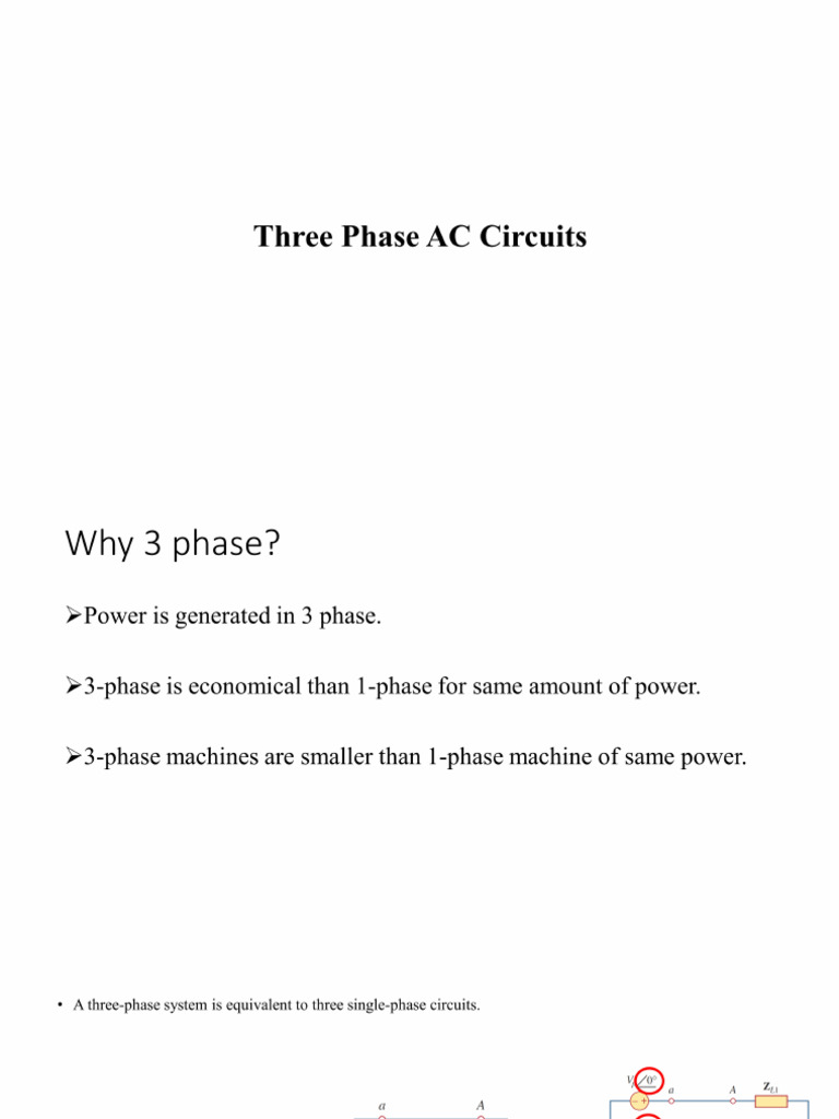 EEA1110 Electrical (3phase Onwards) | PDF