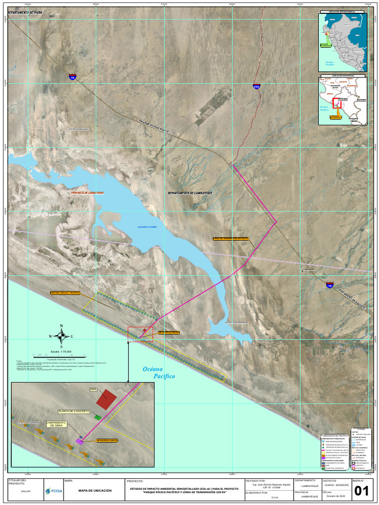 01 - Mapa de Ubicación | PDF | Geodesia | Geofísica