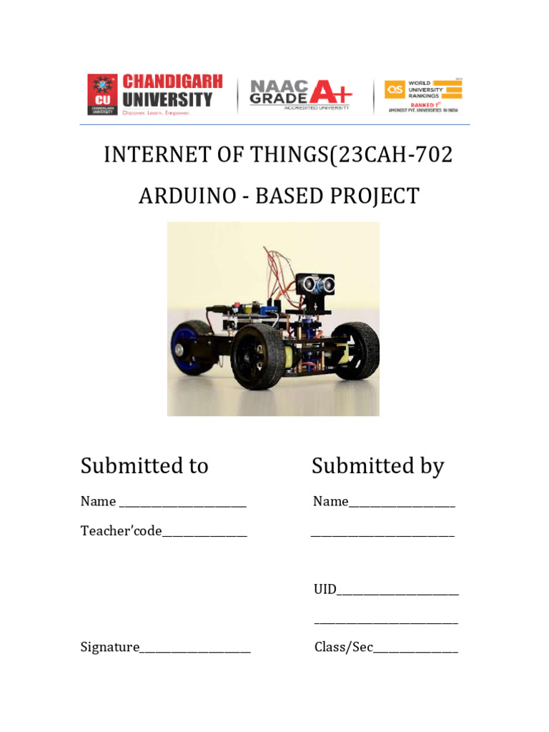 Robotic Car Project Arduino Pdf Electric Motor Arduino