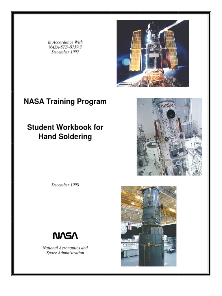 NASA Student Handbook for Hand Soldering | Soldering | Solder