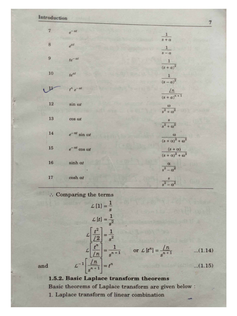 Laplace Transform | PDF