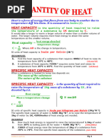 Notes - RP 01 Specific Heat Capacity - AQA Physics GCSE | PDF | Heat ...