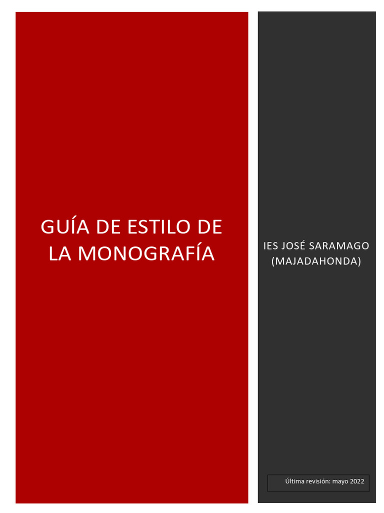 Guia de Estilo | PDF | Estilo apa | Bibliografía
