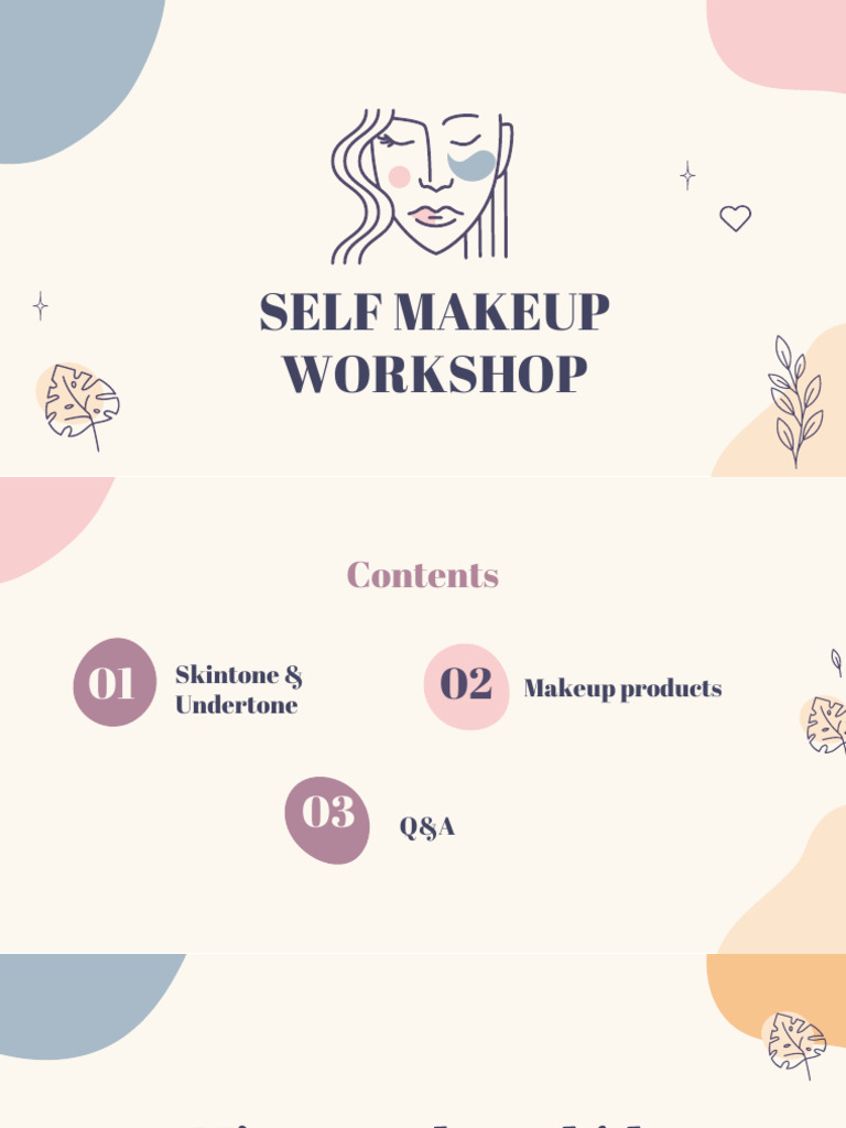 Self Makeup Workshop | PDF