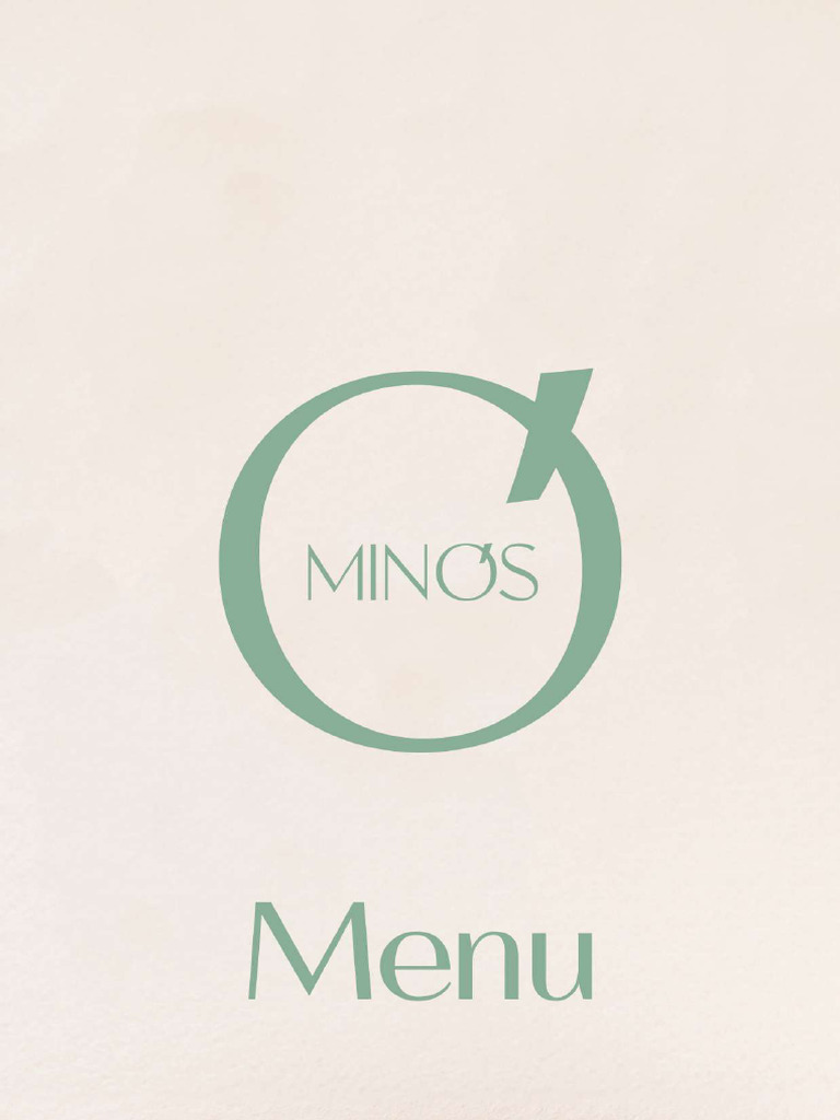 Mino's Menu | PDF