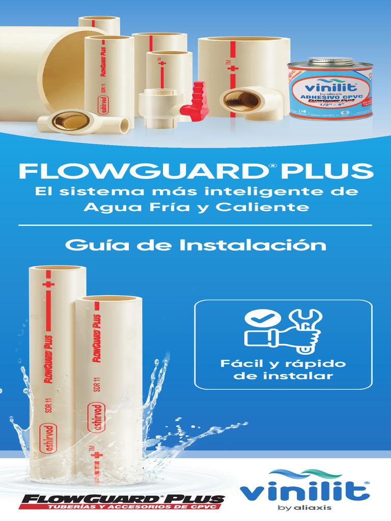 Guia de Instalacion Flowguard Plus | PDF | Tubería (transporte de ...