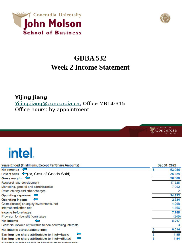 Income Statement: Revenue & Expenses Guide | PDF | Depreciation ...