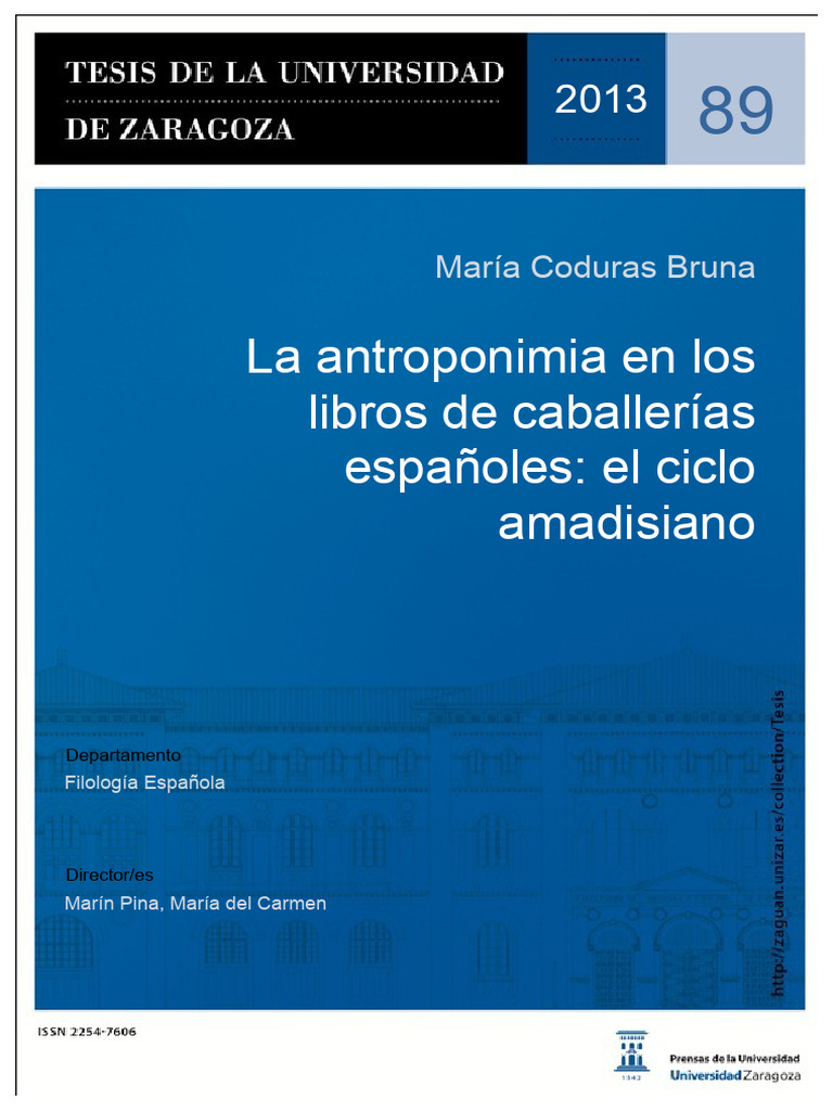 ANtroponimia Castela Medieval Ciclo de Amadis | PDF