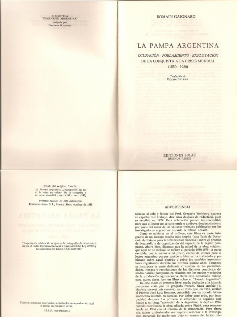 La Pampa Argentina - Gaignard | PDF