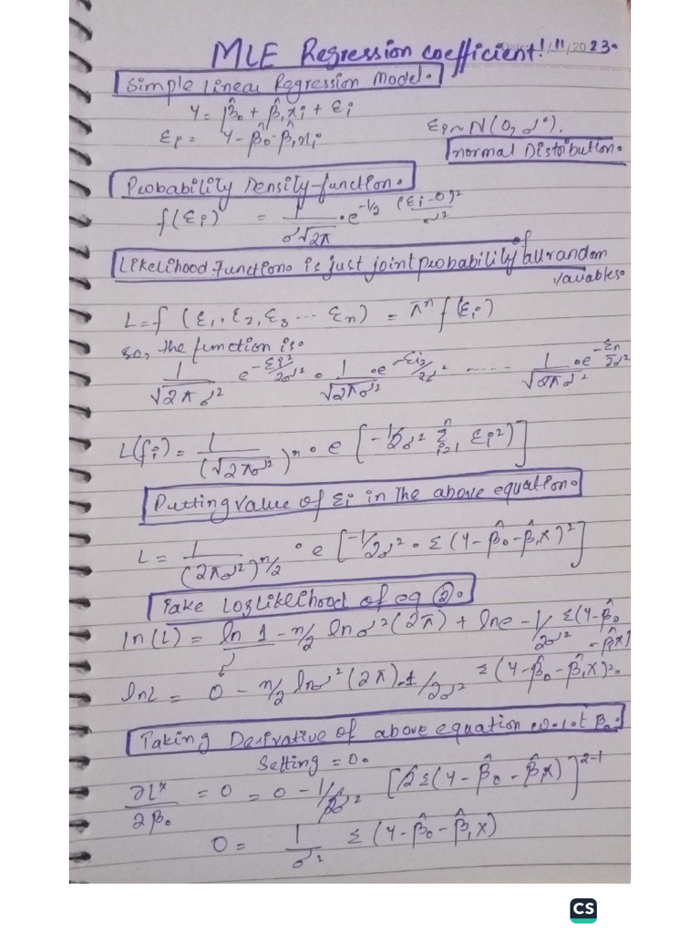 MLE Assignment | PDF