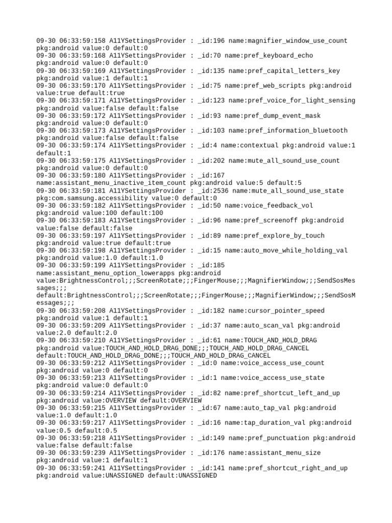 A11yprovider Log | PDF | Computing | System Software