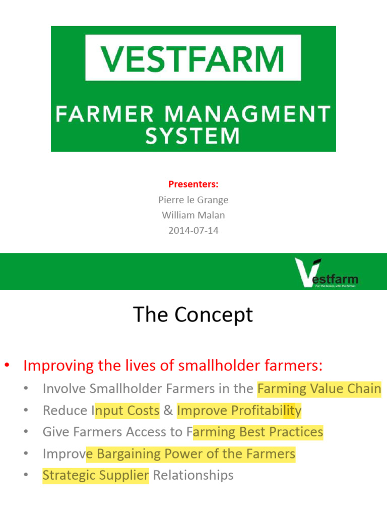 Farm Management | PDF | Point Of Sale | Agriculture