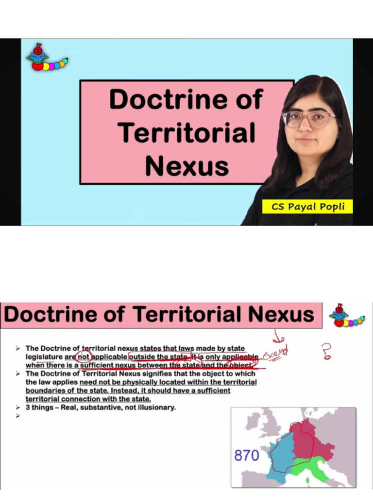 Doctrine of Territorial Nexus | PDF