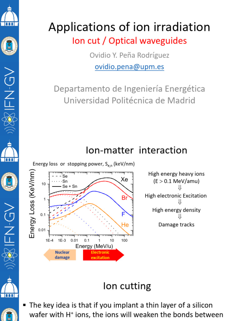 Ion-Applications-2023 UPM | PDF | Silicon | Materials