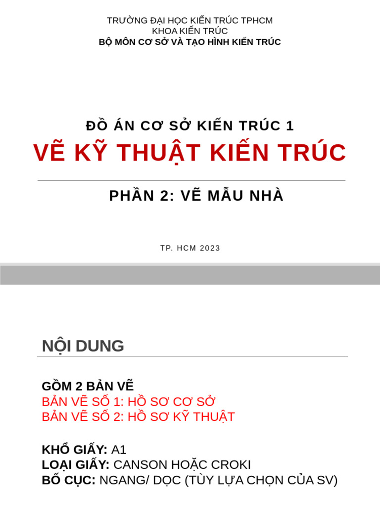 Giang de Btcs Kt1. - Ve Mau Nha | PDF