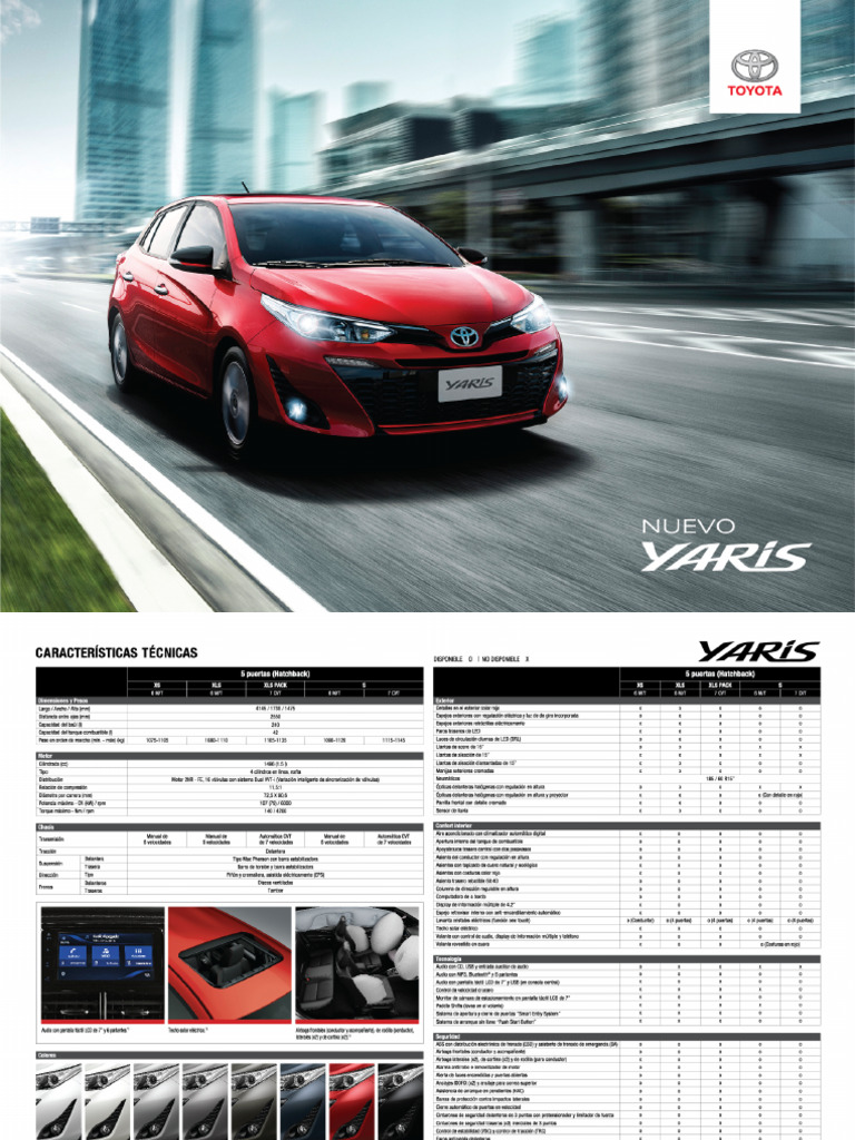 FICHA YARIS | PDF
