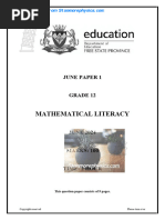 Mathematical Literacy Grade 12 Term 1 Week 3 - 2021 1 | PDF | Value ...