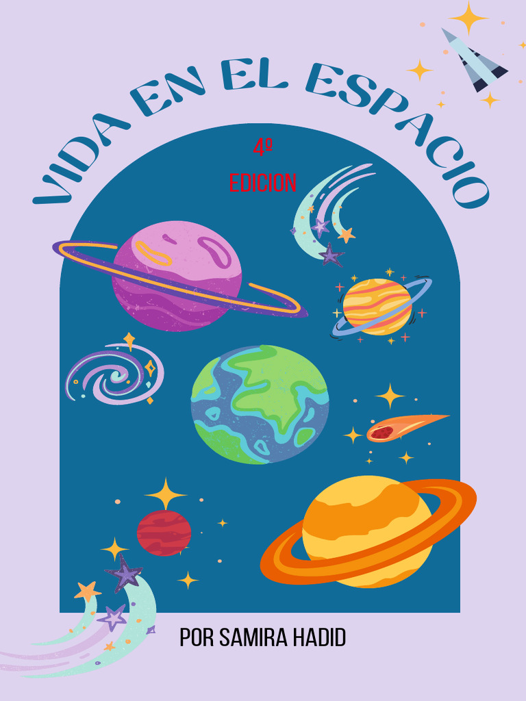 Portada Ebook Libro Planetas Infantil Colorido | PDF
