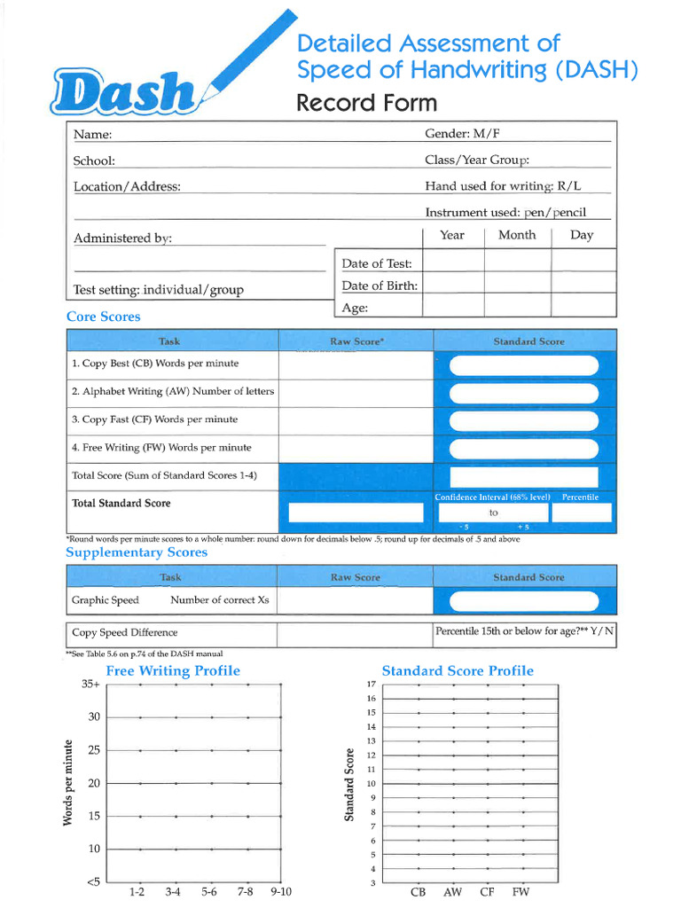 Plantilla DASH | PDF