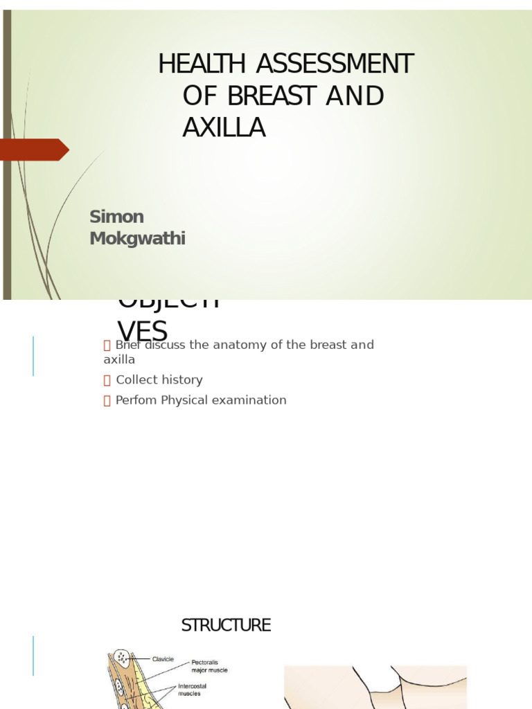 Breast and Axilla | PDF | Breast | Nipple