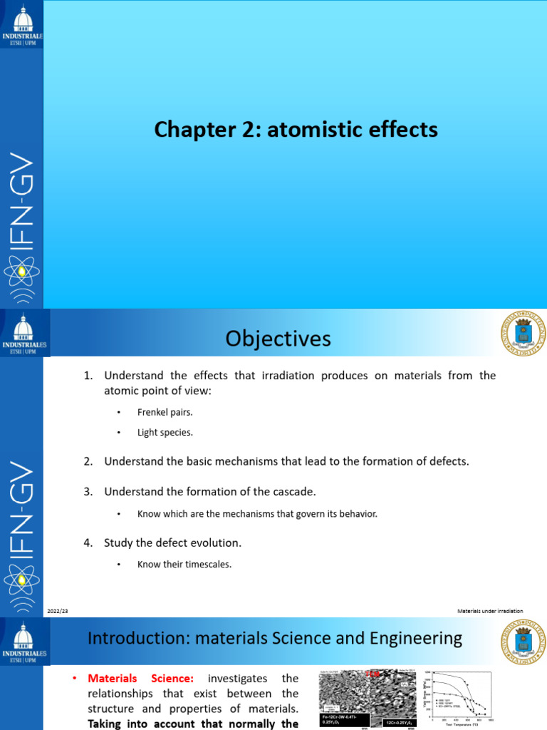 Chapter 2 - Atomisitic Effects | PDF | Ionizing Radiation | Nuclear ...
