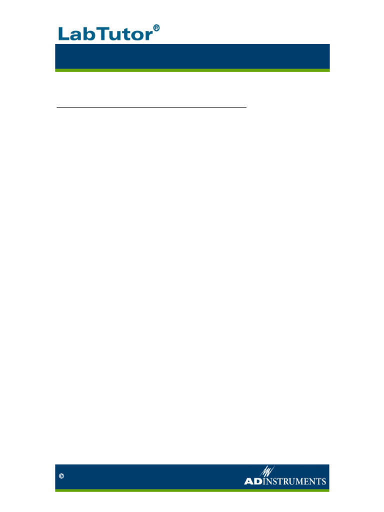 ECG Heart Sounds Pre-Lab Quiz | PDF