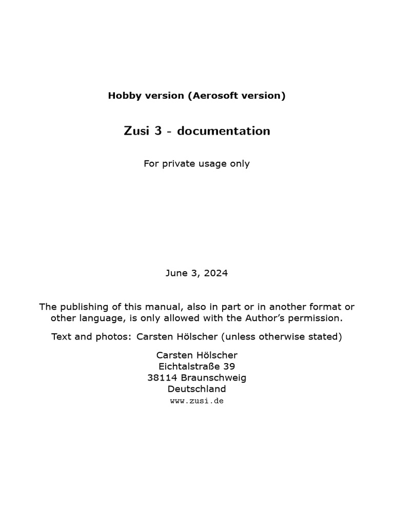 ZusiDocu English | PDF | Computer File | 3 D Computer Graphics