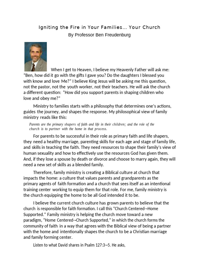 Igniting The Fire... | PDF | Faith | Christian Views On Marriage